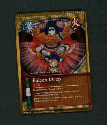 Falcon Drop 280 Spiral Foil Card Naruto The Chosen | eBay