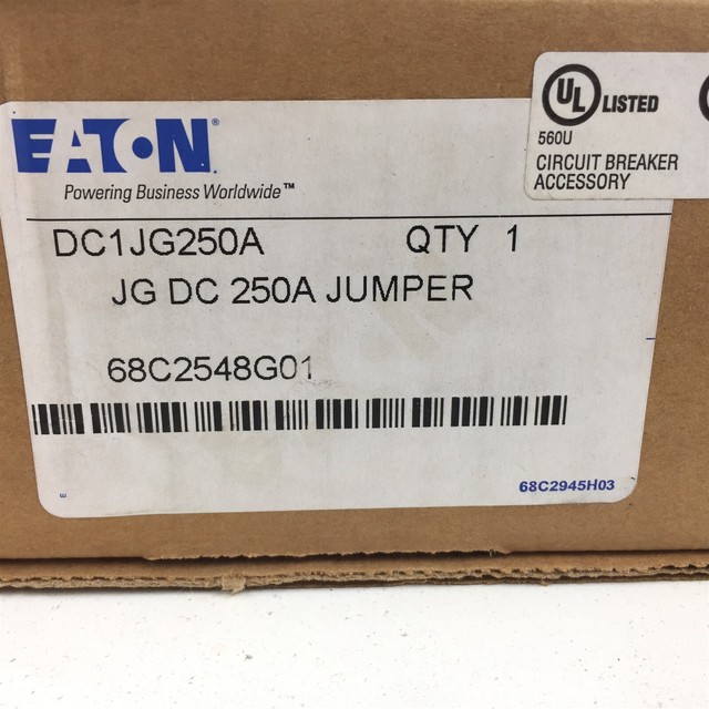 Eaton NSB DC1JG250A MCCB Accy Jumper 250A JG Frame for sale online | eBay