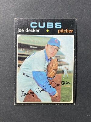 1971 Topps - #98 Joe Decker (RC) VG | eBay