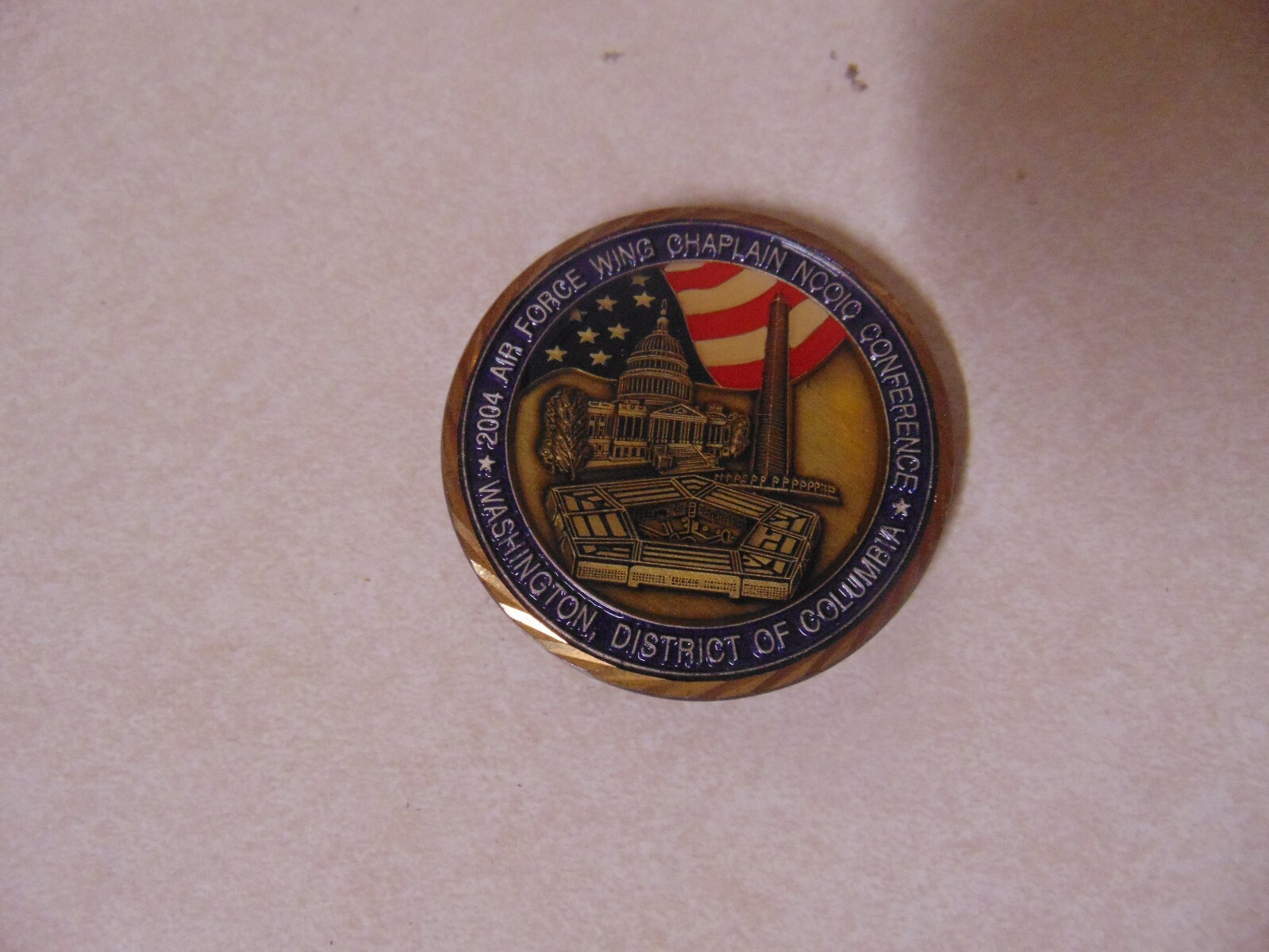 CHALLENGE COIN AIR FORCE CHAPLAIN SERVICE HOLY GLORIFYING GOD ...