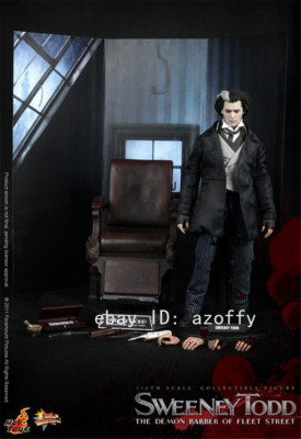 Hot Toys MMS149 1/6 Scale Sweeney Todd Johnny Depp Action Figure ...