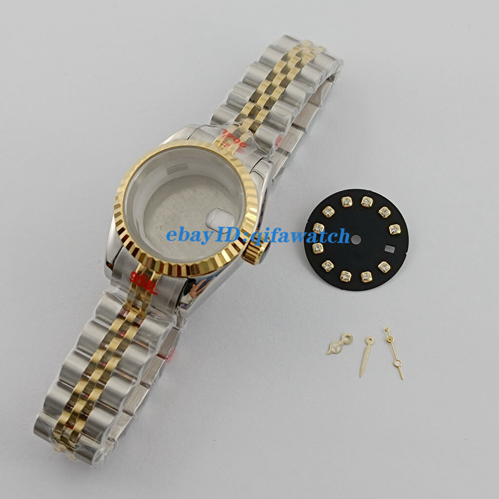 26mm silver gold woman watch dial hands case sapphire glass NH05 NH06 ...
