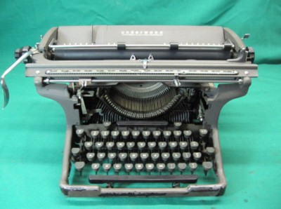 1948-1955 Underwood Wide Carriage Typewriter Property of General ...