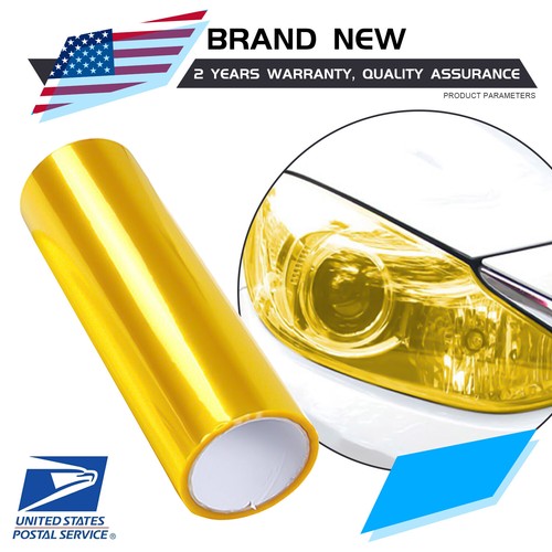 Golden Yellow Taillight Fog Light Sticker Tint Protector Film Vinyl ...
