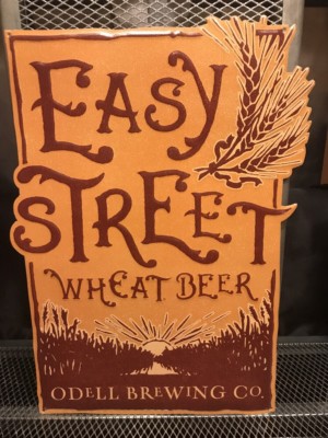 ODELL BREWING Colorado ~ EASY STREET Wheat ~ Beer Advertising Sign | eBay