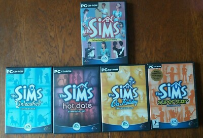 The Sims 1 Deluxe Edition (PC CD-Rom) + 4 Expansion Packs Set | eBay UK