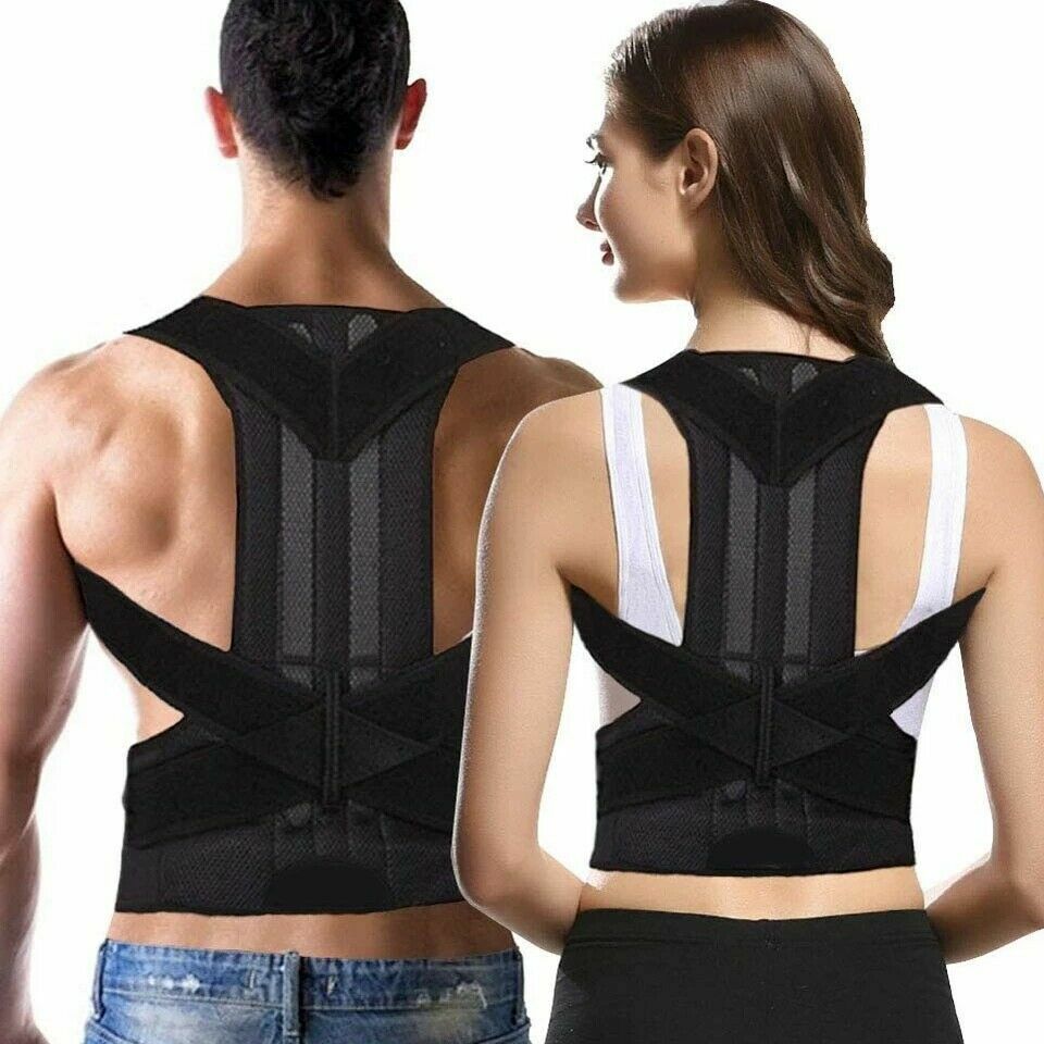 Heavy Duty Lift Lumbar Lower Back Waist Support Belt Brace Suspenders ...