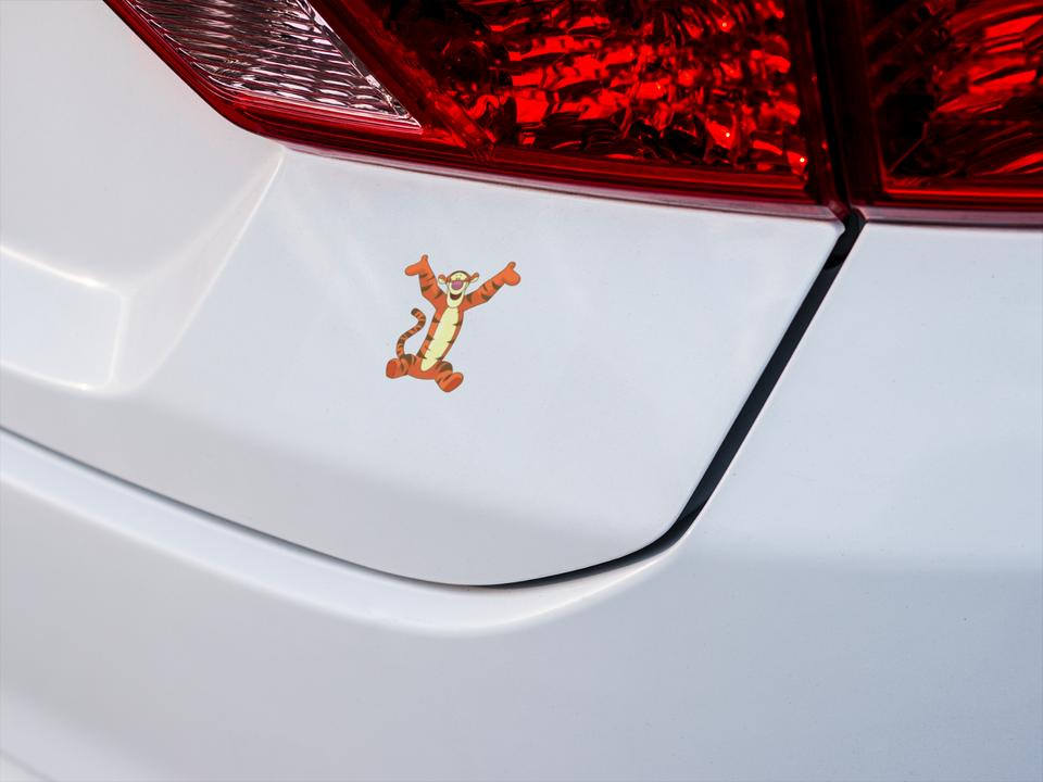 Tigger Car Vinyl Window Decal Cartoon Laptop Desk Sticker | eBay