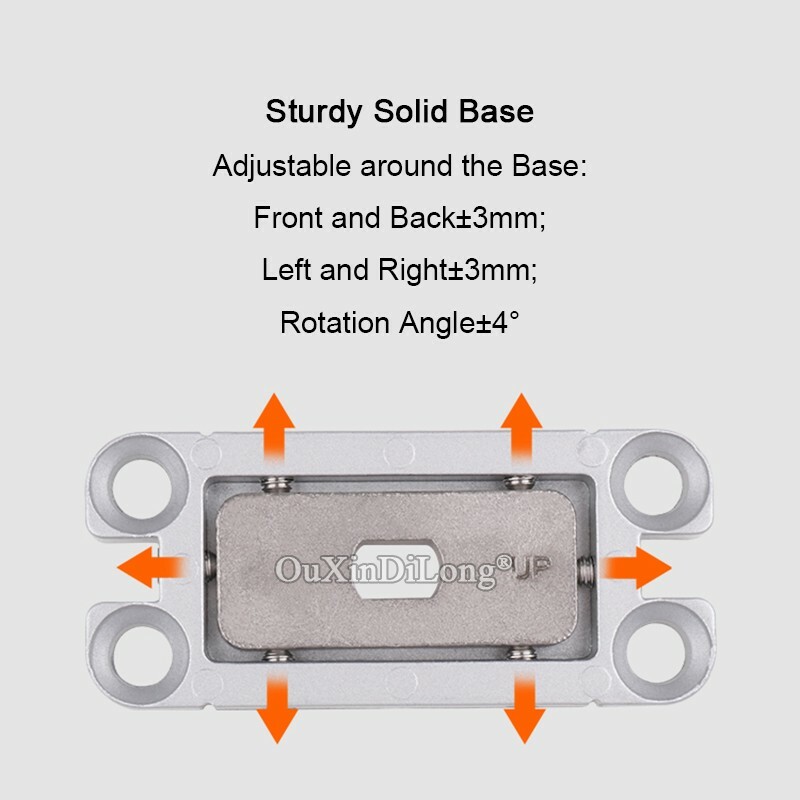 2Set Heavy Door Pivot Hinges 90° Positioning Hydraulic Buffer Floor ...