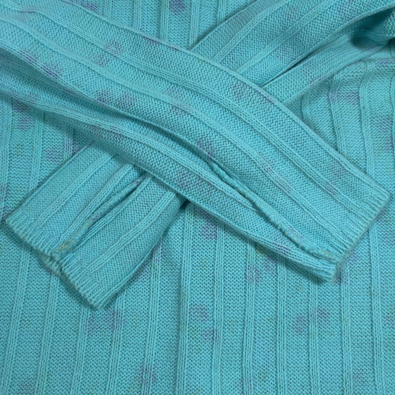 Vintage 50's Bobbie Brooks 1/4 Zip Floral Sweater Mad… - Gem