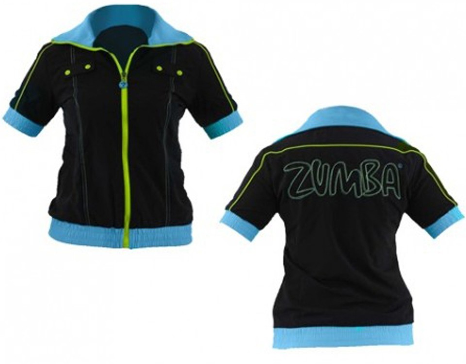 ZUMBA FITNESS DANCE ICONIC JACKET -Nice Layering Piece RARE fr ...