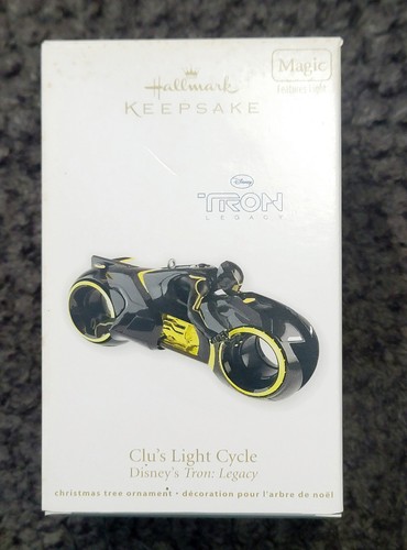HALLMARK 2011 Disney Tron Legacy Clu's Light Cycle Keepsake Christmas ...