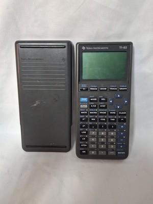 Texas Instrument TI 82 Graphing Calculator With Cover Tested | eBay