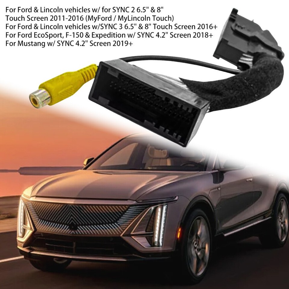 For Ford 54-Pin SYNC 2/3 Reverse Camera Input Cable Ranger Transit ...