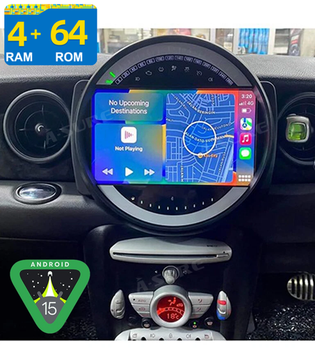 4+64GB Car Stereo Radio Android 15 Carplay For BMW Mini Cooper R56 F55 ...