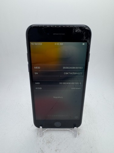 Apple iPhone 7 - Black - 128GB - as-is for salvage/parts/disassembly | eBay