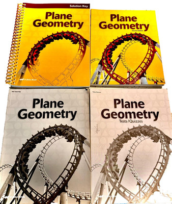 Abeka Plane Geometry 11-th Grade 4-Book Set – 2nd Ed (Current ...