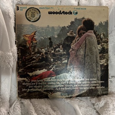 Woodstock Music From The Original Soundtrack and Movie 1970 3 LP Set ...