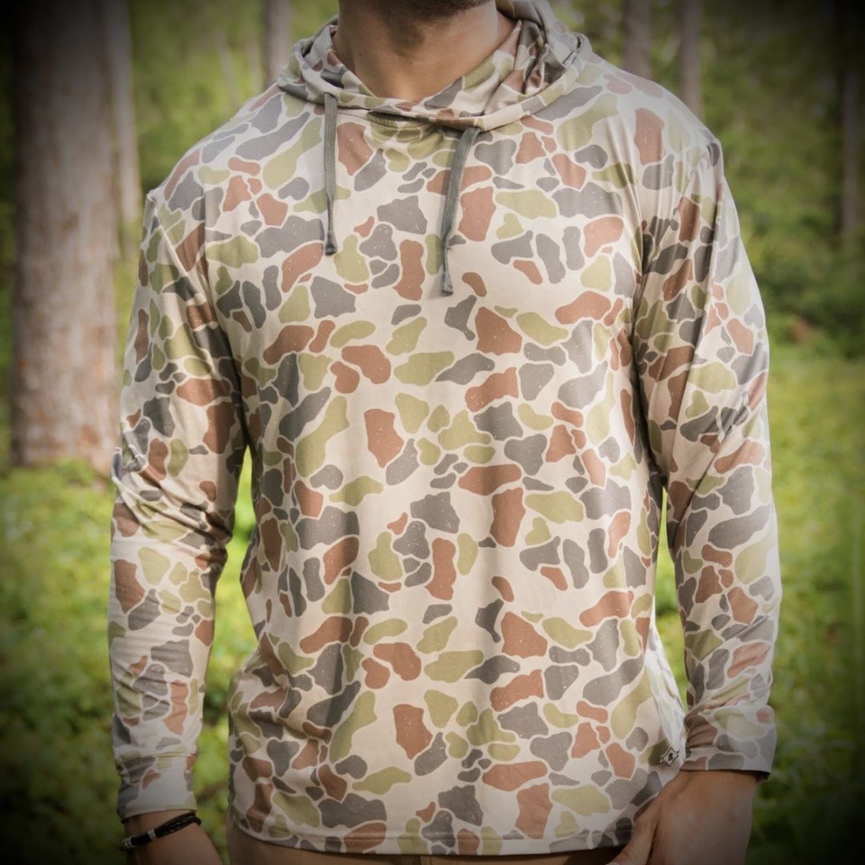 Burlebo Men’s Performance Hoodie – Lightweight XXL, Driftwood Camo | eBay