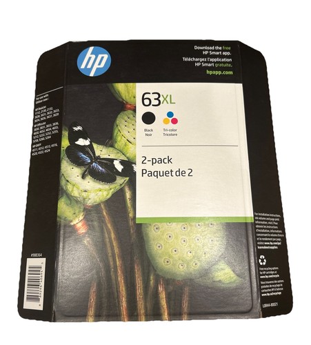 HP 63XL Black Tri Color 2 Pack Unopened Exp 12/24 | eBay