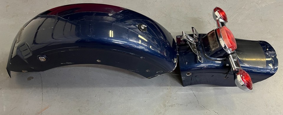 Vintage Harley Davidson 58-Up Panhead/Shovelhead Rear Hinged Fender FLH ...