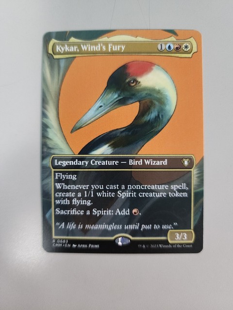 MTG Kykar, Wind's Fury Commander Masters 0683 Regular Rare for sale ...