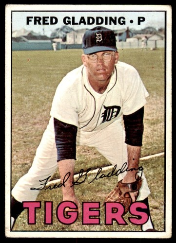 1967 TOPPS FRED GLADDING DETROIT TIGERS #192 | eBay