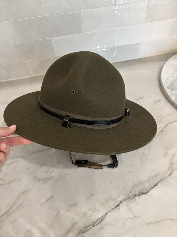 Perfect STRATTON Drill Sergeant/instructor Military Free Form Fitting ...