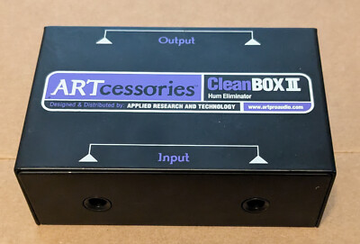 ART CleanBOX II 2-channel Hum Eliminator | eBay