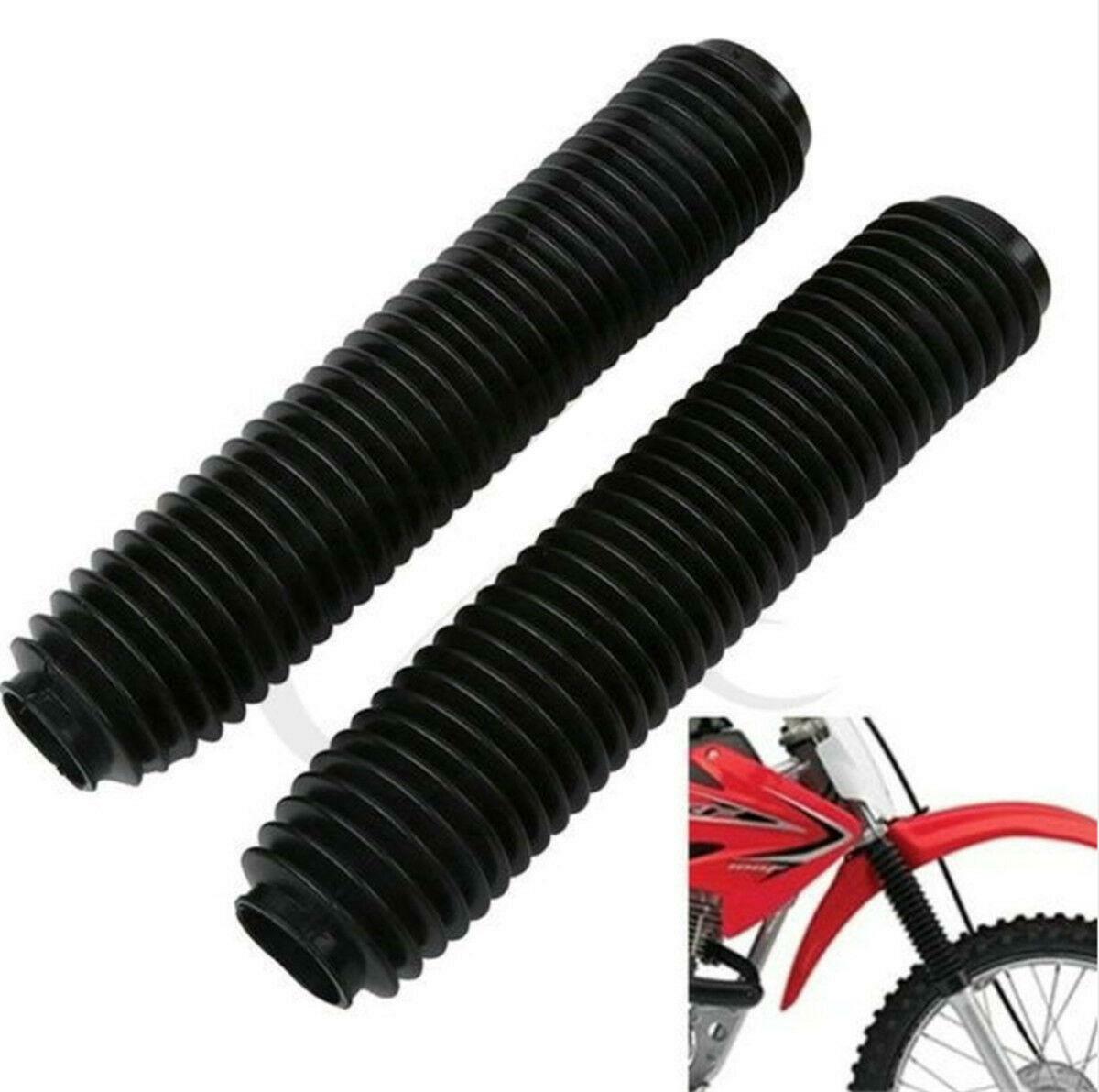 Boots Absorber Dust Cover Front Fork Shock Gaiter 2x Rubber for ...