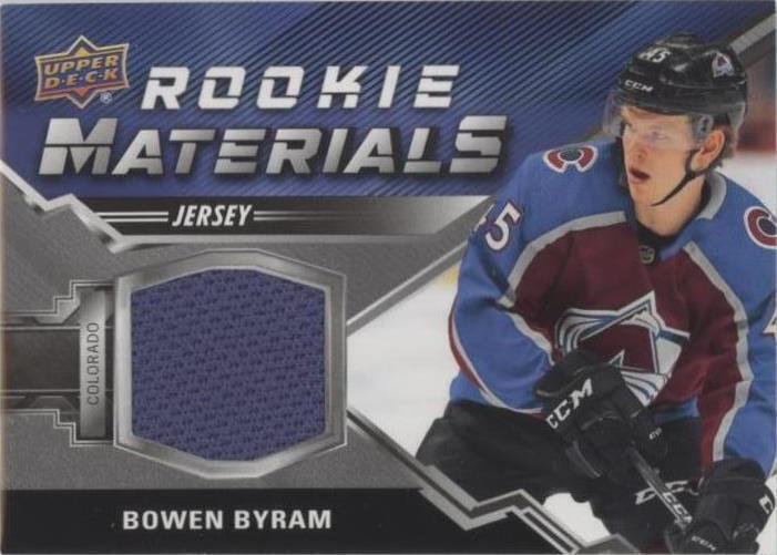 2020-21 Upper Deck - Rookie Materials Bowen Byram #RM-BB (MEM, RC) for ...