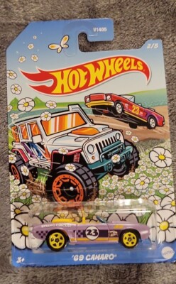 2023 Hot Wheels Spring Racing Series '69 Camaro Easter # 2/5 NEW V1405 ...