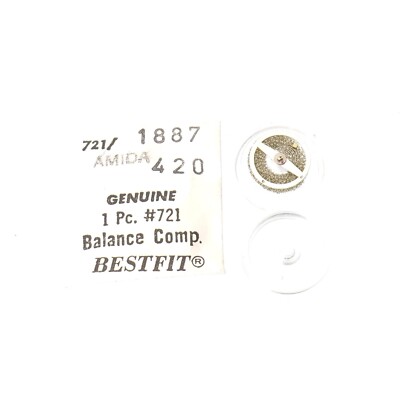AMIDA 420, 425, 428 Balance Complete Watch Part Bestfit 721/1887 New ...