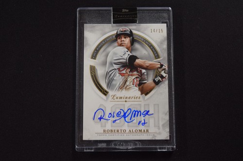 Roberto Alomar 2018 Topps Luminaries Hit Kings Autograph Signature /15 ...