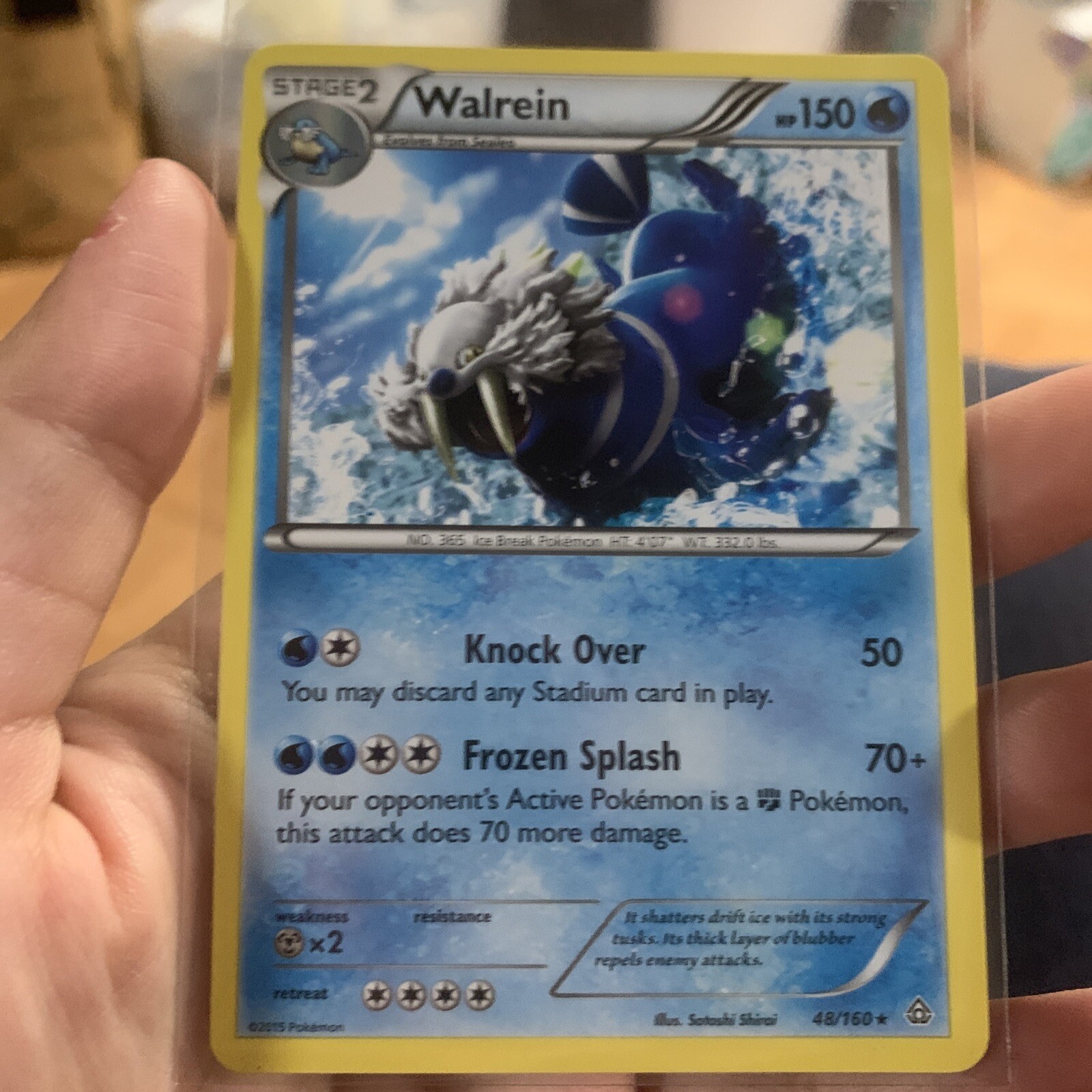 Pokémon TCG Card Walrein 48/160 Rare Primal Clash Pokemon | eBay