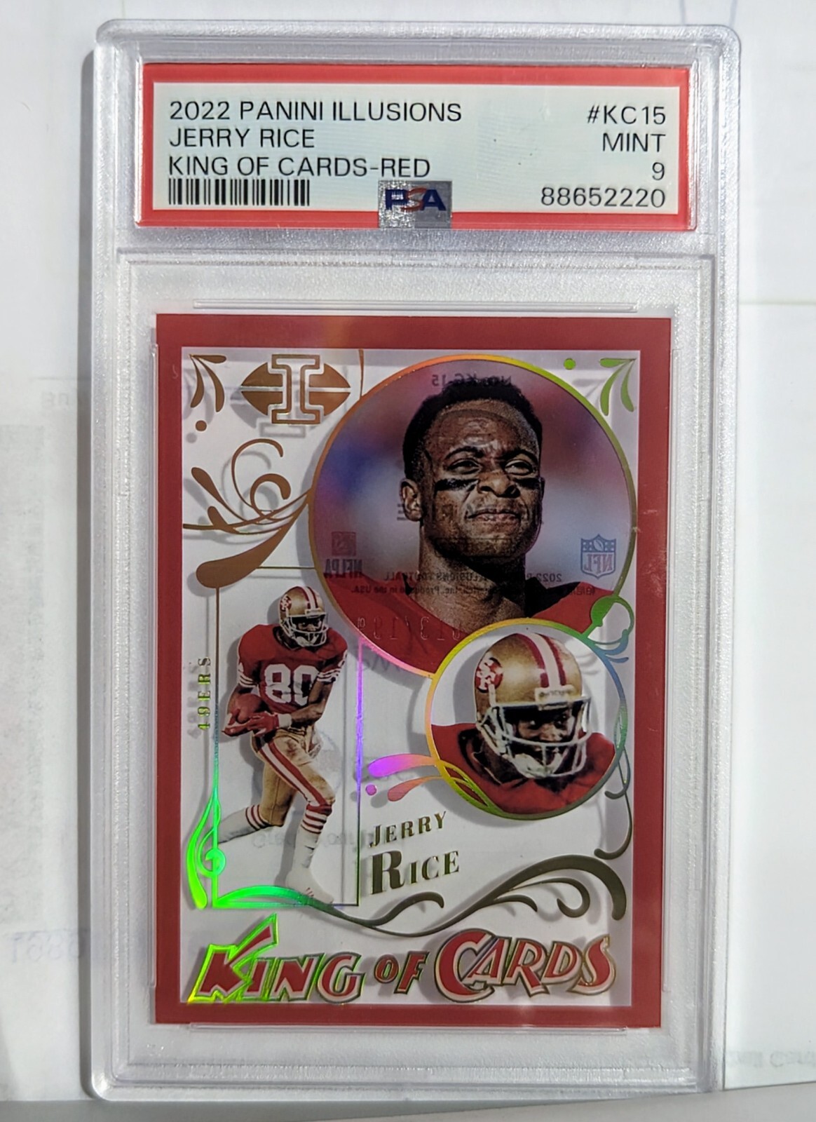 2022 Panini Illusions - King of Cards #KC-15 Jerry Rice for sale online | eBay