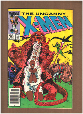 Uncanny X-Men #187 NEWSSTAND Marvel Comics 1984 FORGE STORM VG/FN 5.0 ...