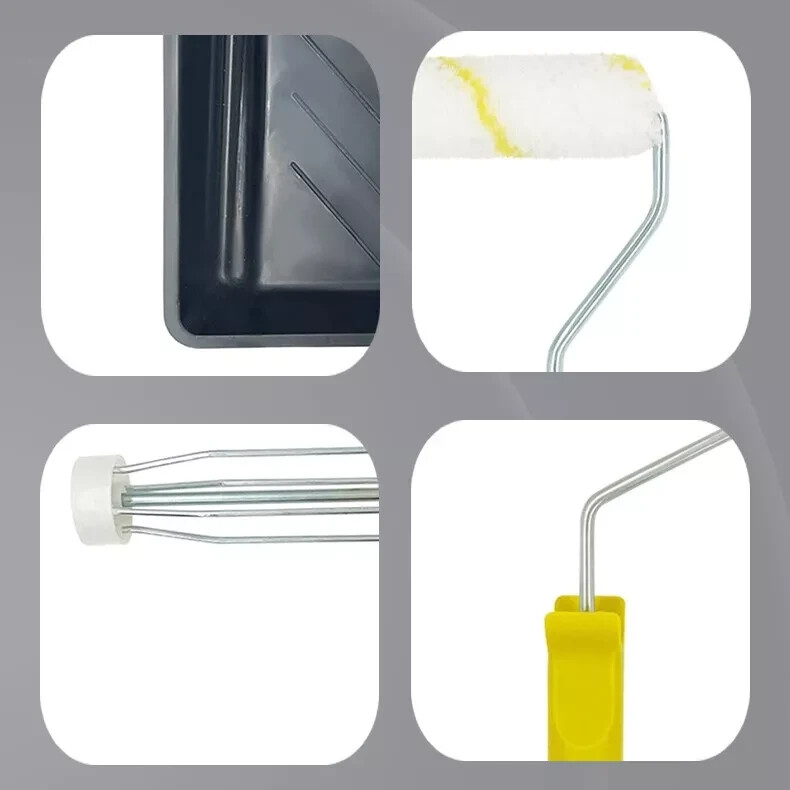 Long Handled Paint Roller Set Extendable High Reach Ceiling Paint ...