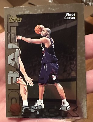 1998-99 Topps Draft Pick Vince Carter Rookie Redemption NM+ Toronto ...