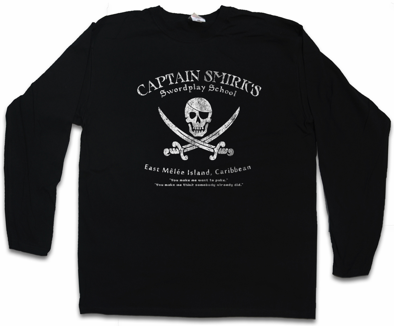 CAPTAIN SMIRK'S SWORDPLAY SCHOOL LONG SLEEVE T-SHIRT Monkey Island | eBay