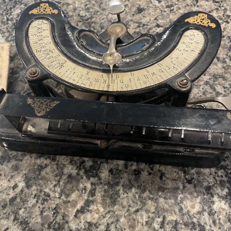 RARE ANTIQUE TYPEWRITER 1893 AMERICAN TYPEWRITER No.2 BEST OFFER | eBay