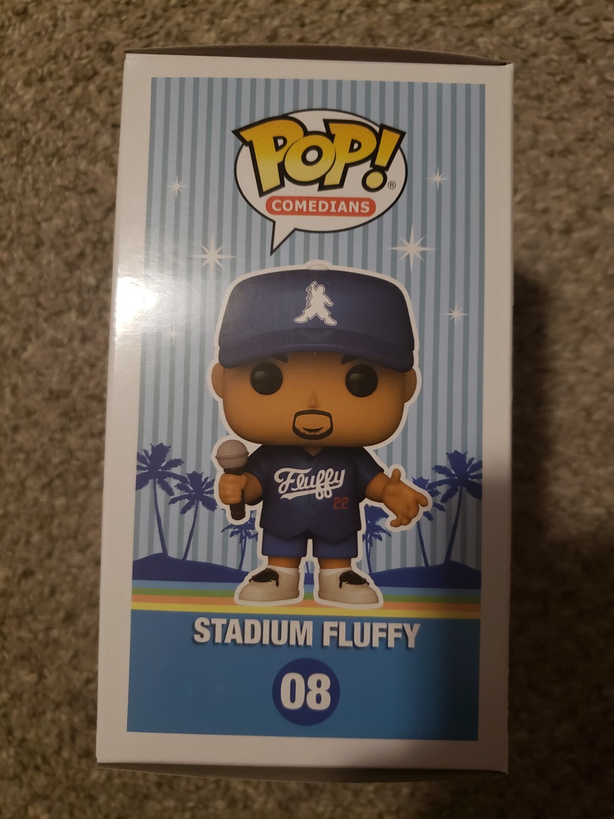 FUNKO POP Comedians Dodgers Stadium Fluffy #08 Signed w/ Protector for ...