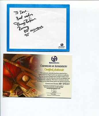 Thomas Bohrer US Olympic Silver Rower Boston University Signed ...