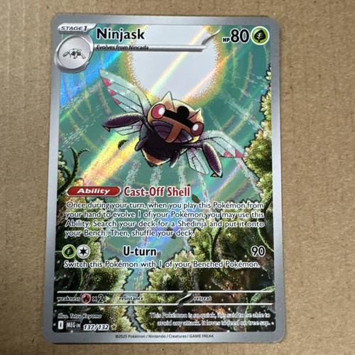Ninjask 137/132 Illustration Rare Mega Evolution NM English Pokemon ...