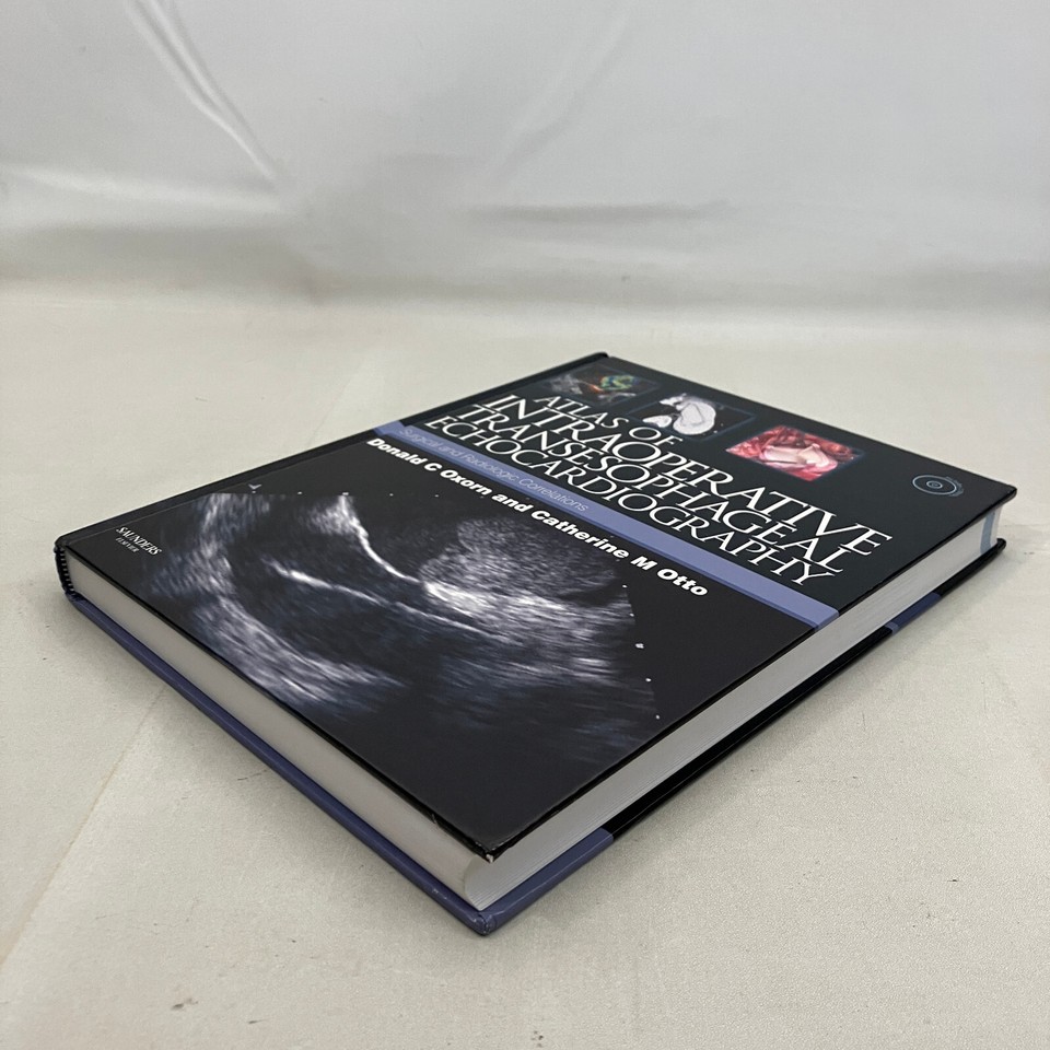 Atlas of Intraoperative Transesophageal Echocardiography Hardcover Book ...