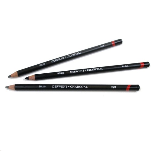 Derwent da Artista Carbone Matite - Luce, medium O Scuro | eBay