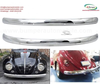 Volkswagen Beetle blade style bumpers (1955-1972) by stainless steel ...