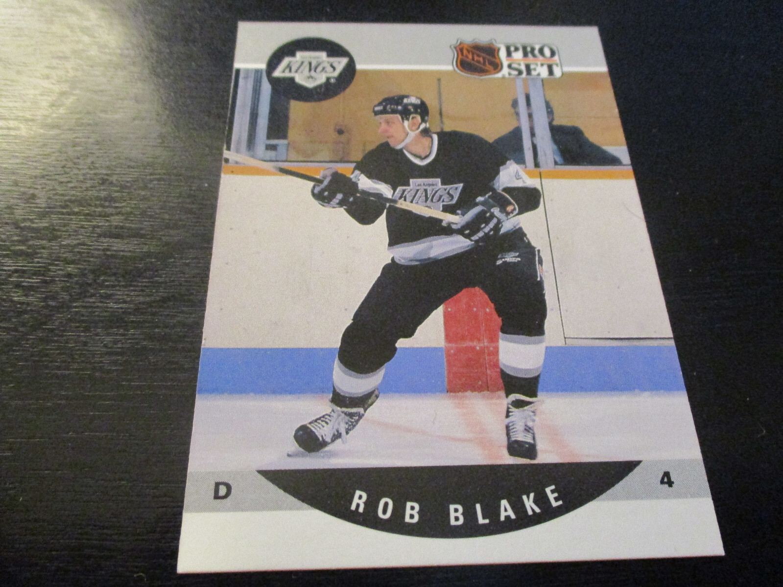 rob blake (los angeles kings - defense) 1990/91 pro set ROOKIE card ...