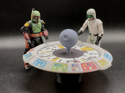 CUSTOM Death Star HOLO TABLE for 3.75" figure diorama display star wars ...