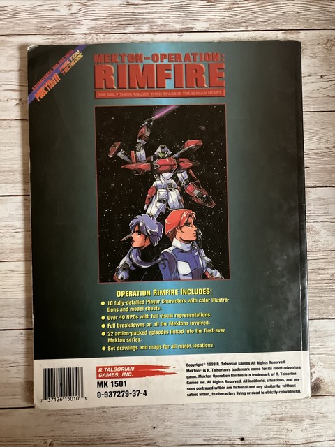 Mekton Ser.: Operation : Rimfire by Michael MacDonald (Trade Paperback ...